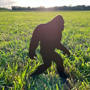 Bigfoot Metal Yard Stake, Sasquatch, Metal Sasquatch, Metal Sign, Metal ...