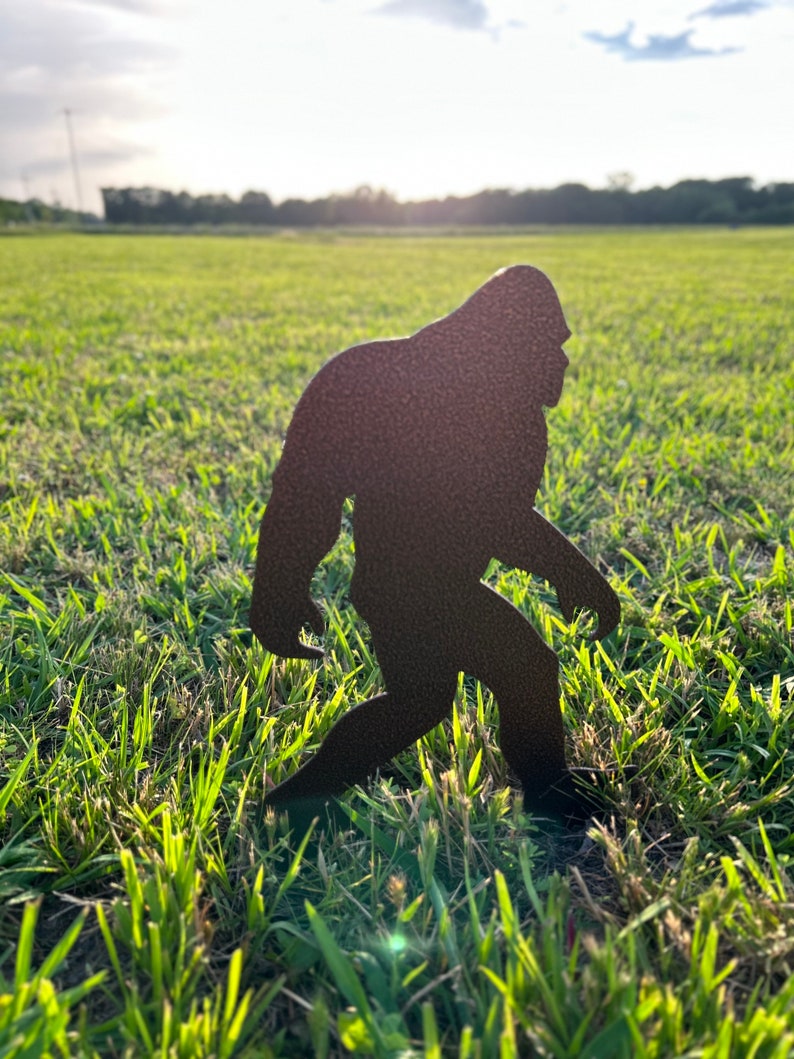 Bigfoot Metal Yard Stake, Sasquatch, Metal Sasquatch, Metal Sign, Metal ...