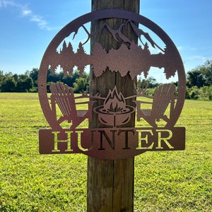 Personalized Lakeside Metal Sign, Custom Lake House Sign, Lake House ...