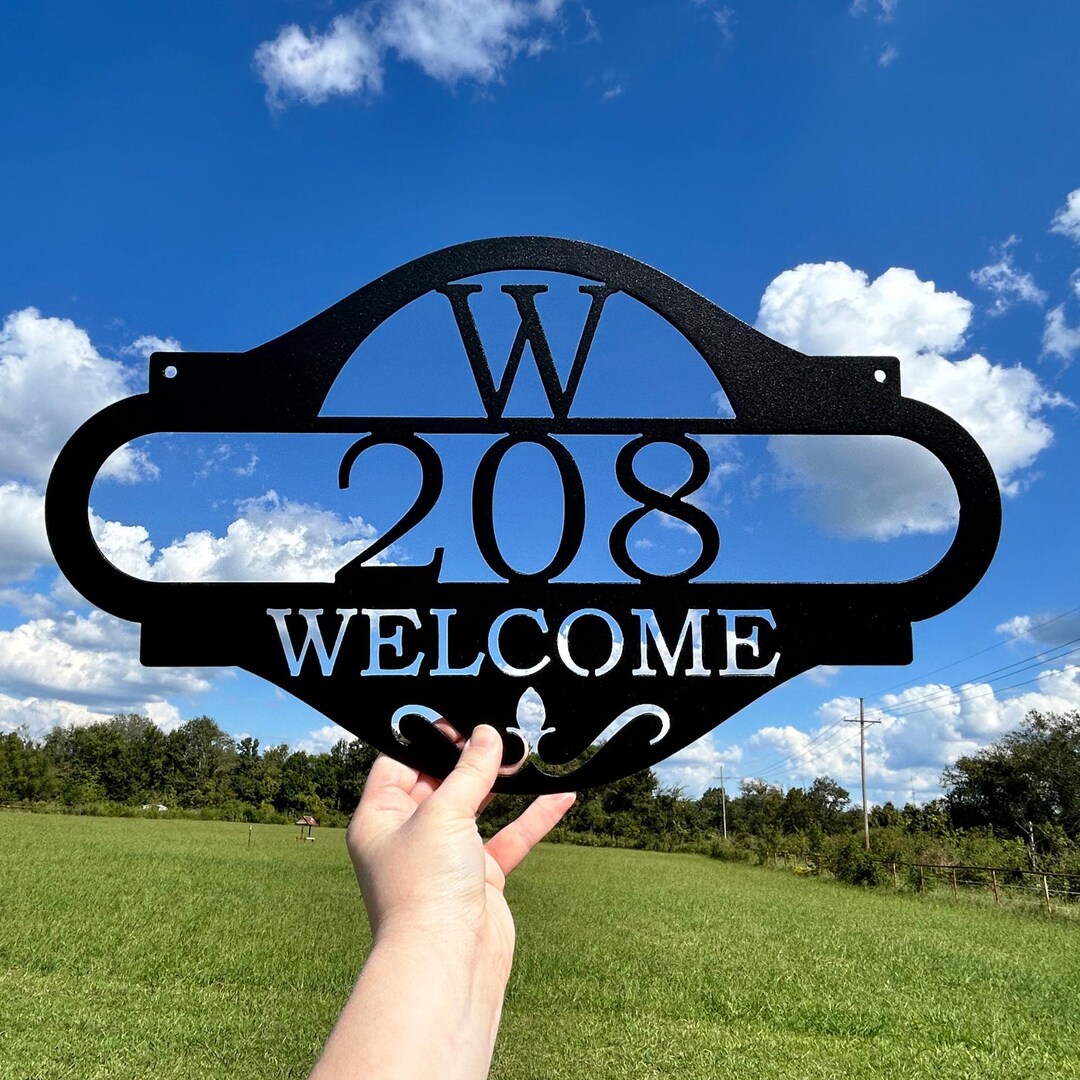 Personalized Address Sign, Front Door Address, Custom Home Address ...