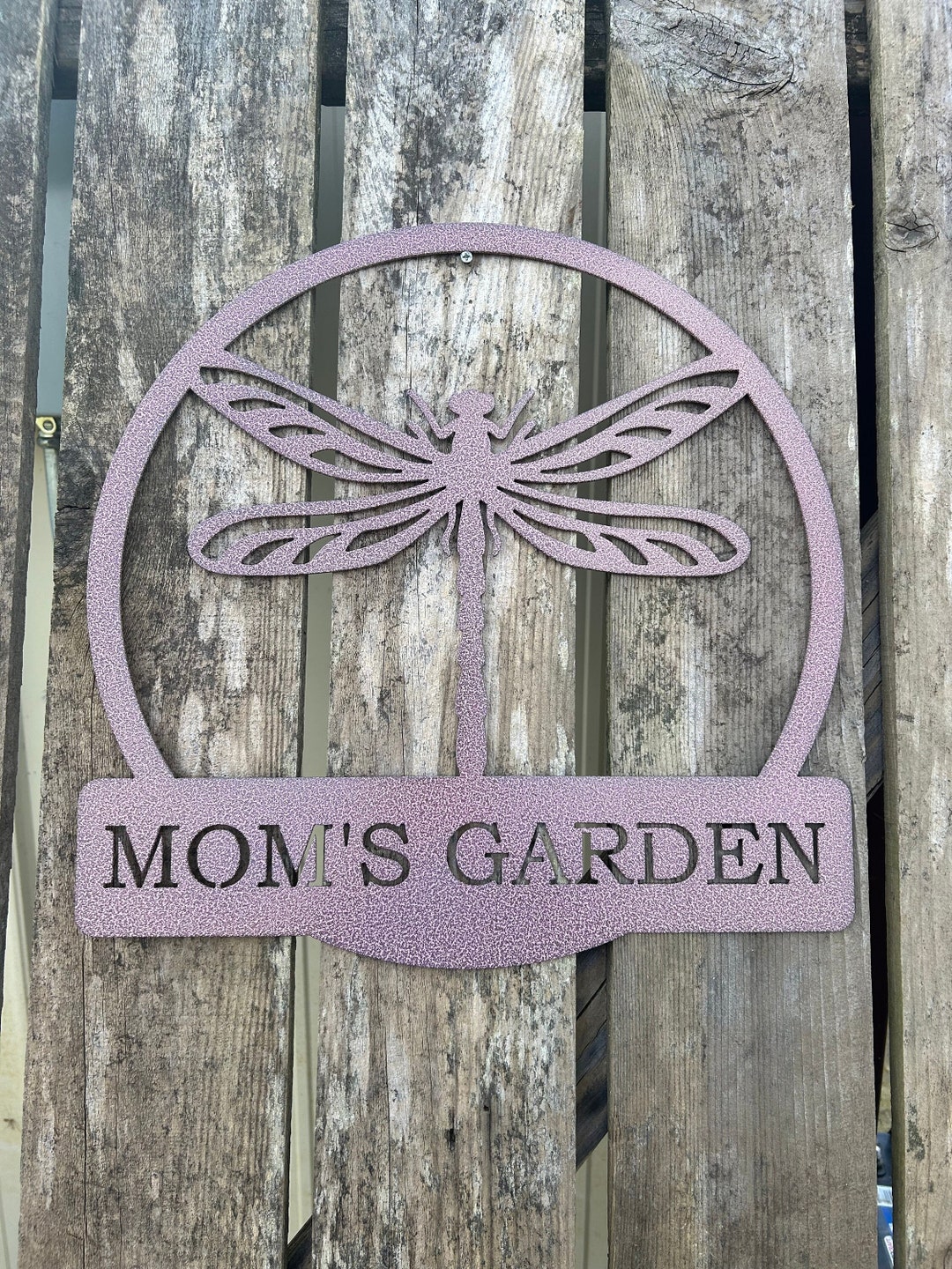Personalized Dragonfly Metal Sign, Monogram Metal Sign, Gift Metal Sign ...