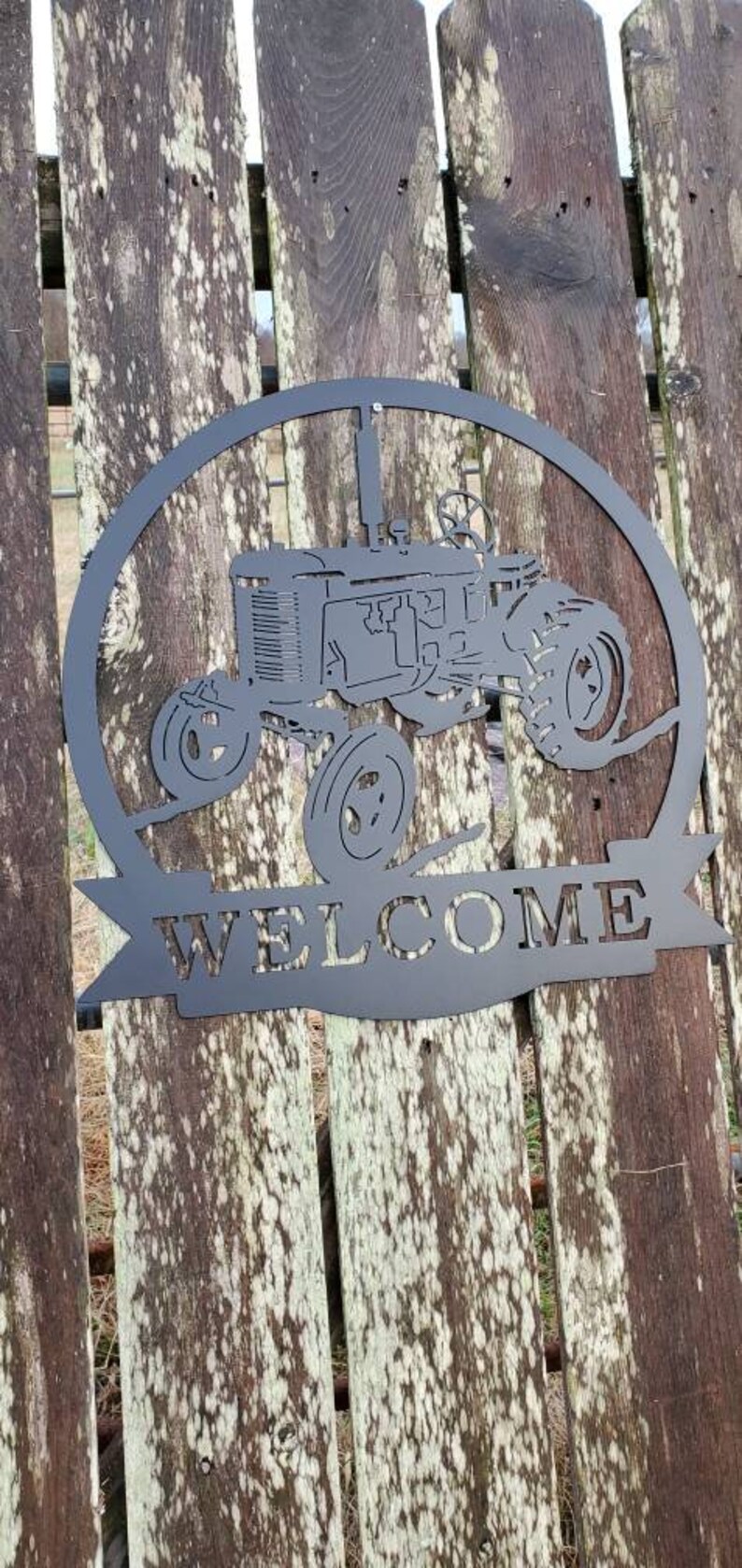 Personalized Metal Sign, Metal Tractor Sign, Tractor Sign, Custom Farm ...