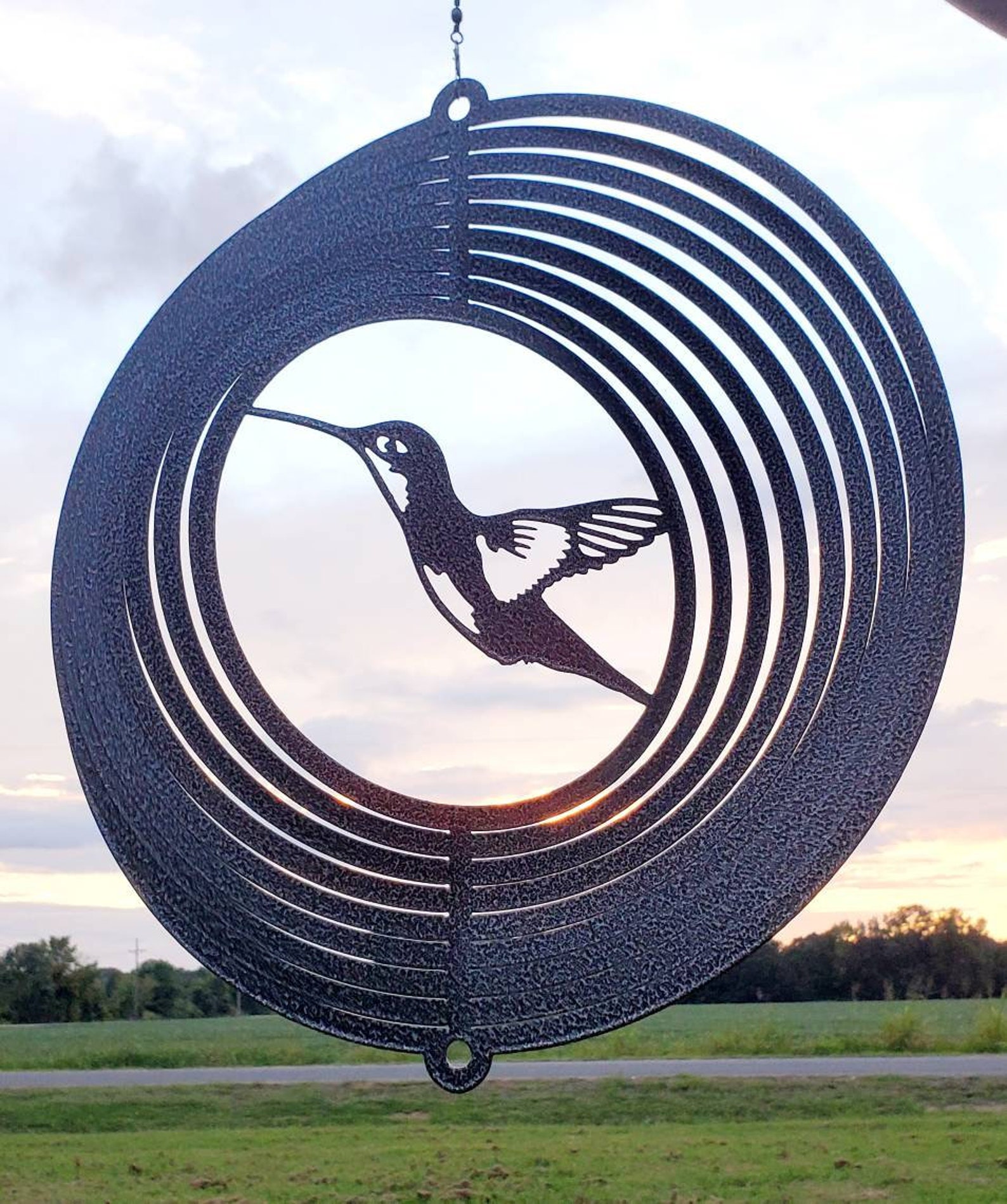 Hummingbird Wind Spinner Metal Wind Spinner Hummingbird - Etsy