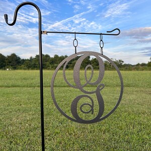 Metal Initial Sign, Monogram Metal Sign, Metal Letter Sign, Family Name ...