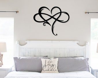 Infinity Heart Wall Sign - Etsy