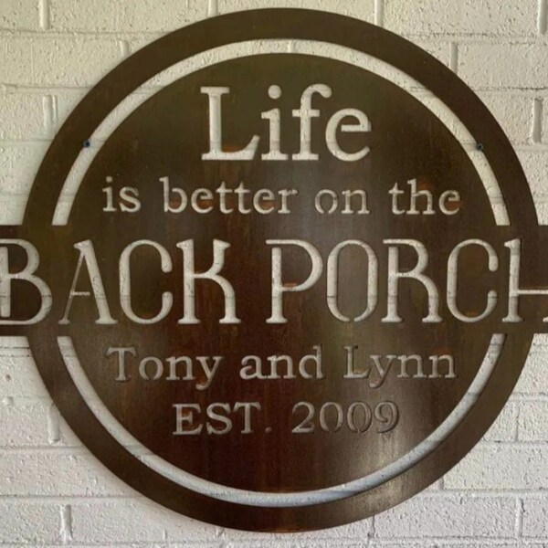 Back Porch Signs - Etsy