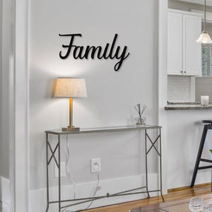 Family Metal Sign, Gallery Wall Sign, Metal Wall Art, Housewarming Gift ...