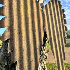 Angel Wings Corrugated Tin, Metal Angel Wings, Corrugated Metal Signs ...