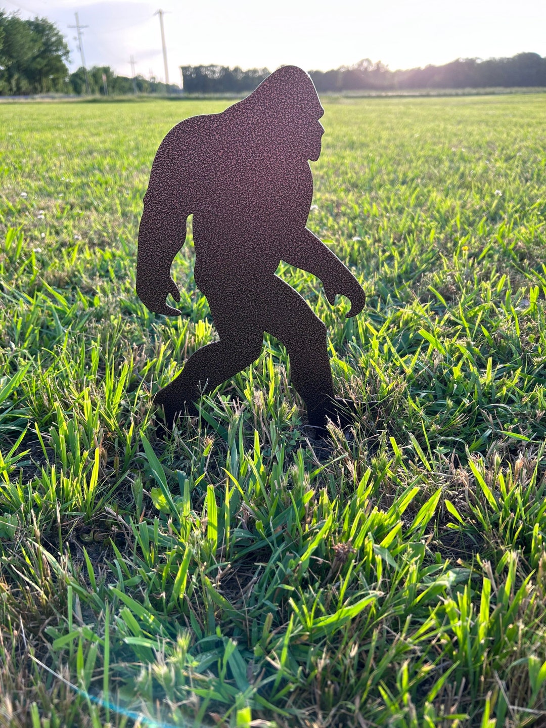 Bigfoot Metal Yard Stake, Sasquatch, Metal Sasquatch, Metal Sign, Metal ...