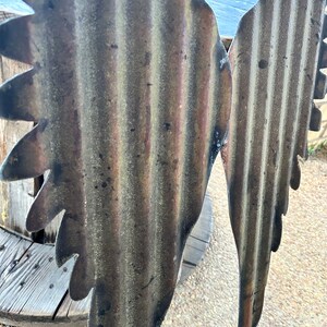 Angel Wings Corrugated Tin, Metal Angel Wings, Corrugated Metal Signs ...