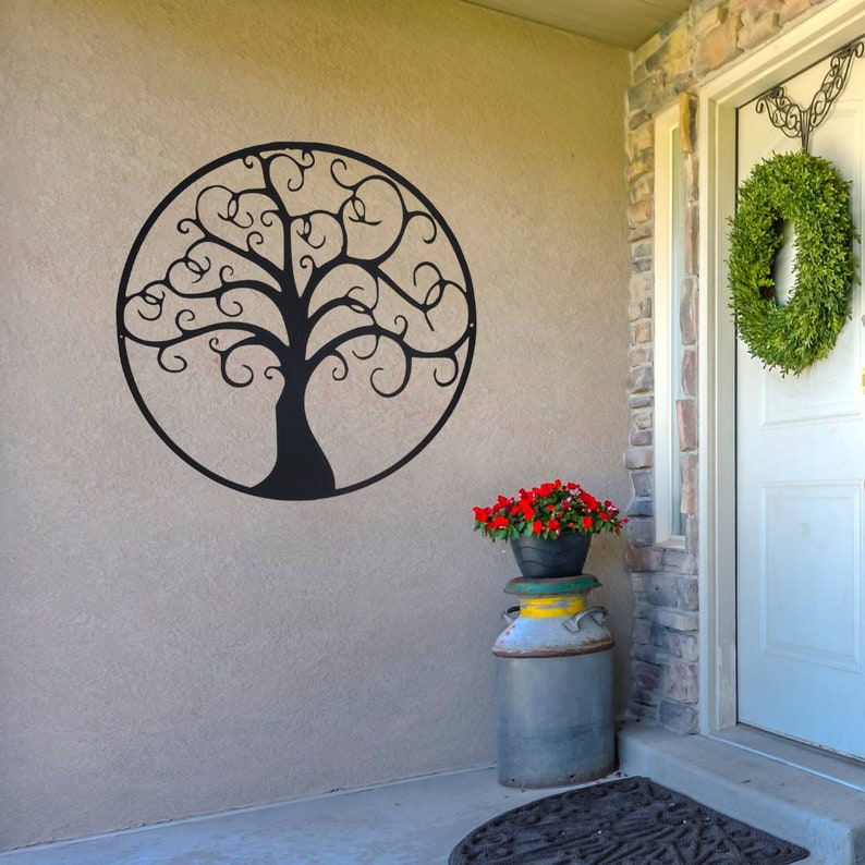 Tree of Life Metal Sign Tree of Life Metal Wall Decor Tree | Etsy