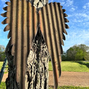 Angel Wings Corrugated Tin, Metal Angel Wings, Corrugated Metal Signs ...