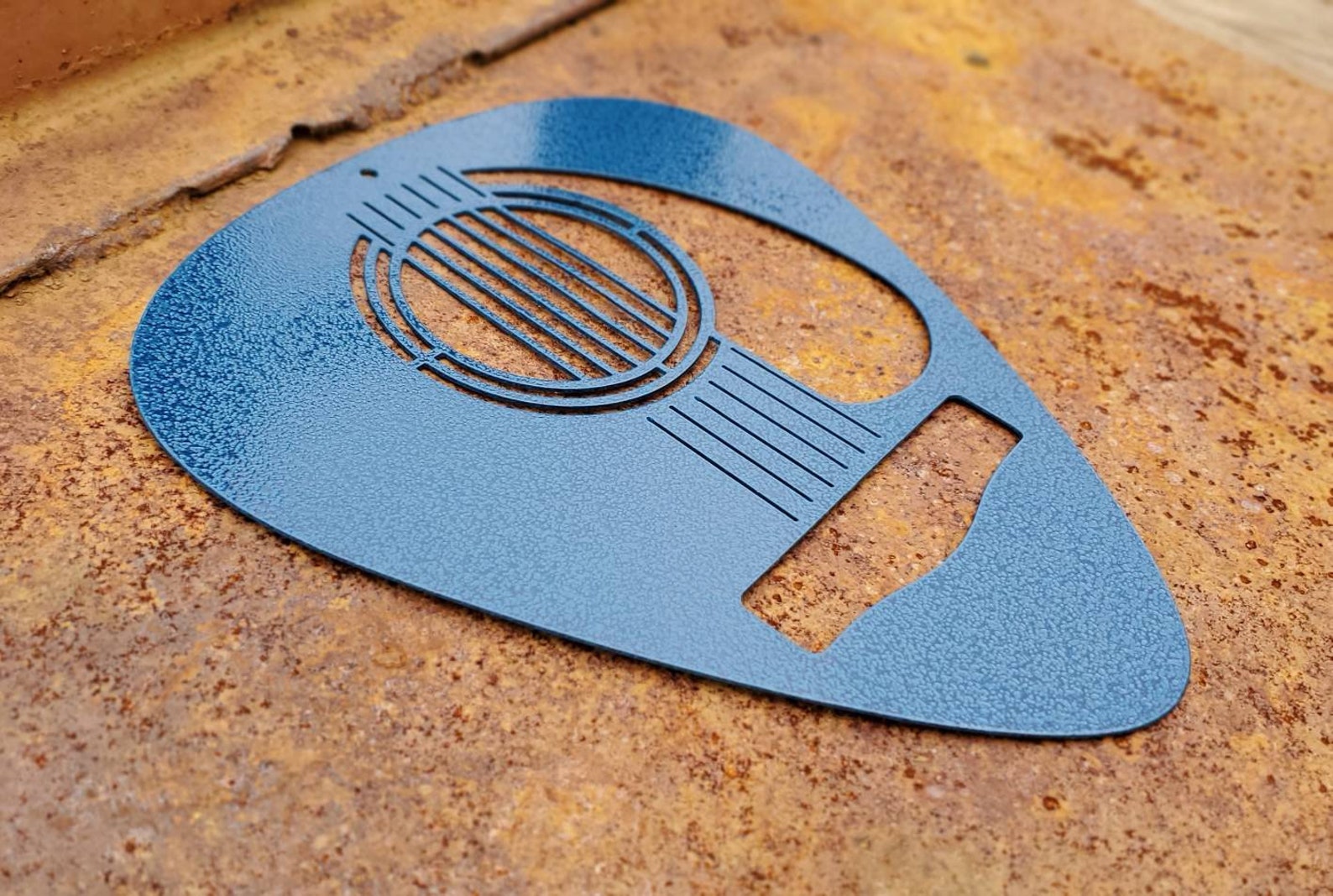 Acoustic Guitar Pick Metal Sign Acoustic Guitar Pick - Etsy