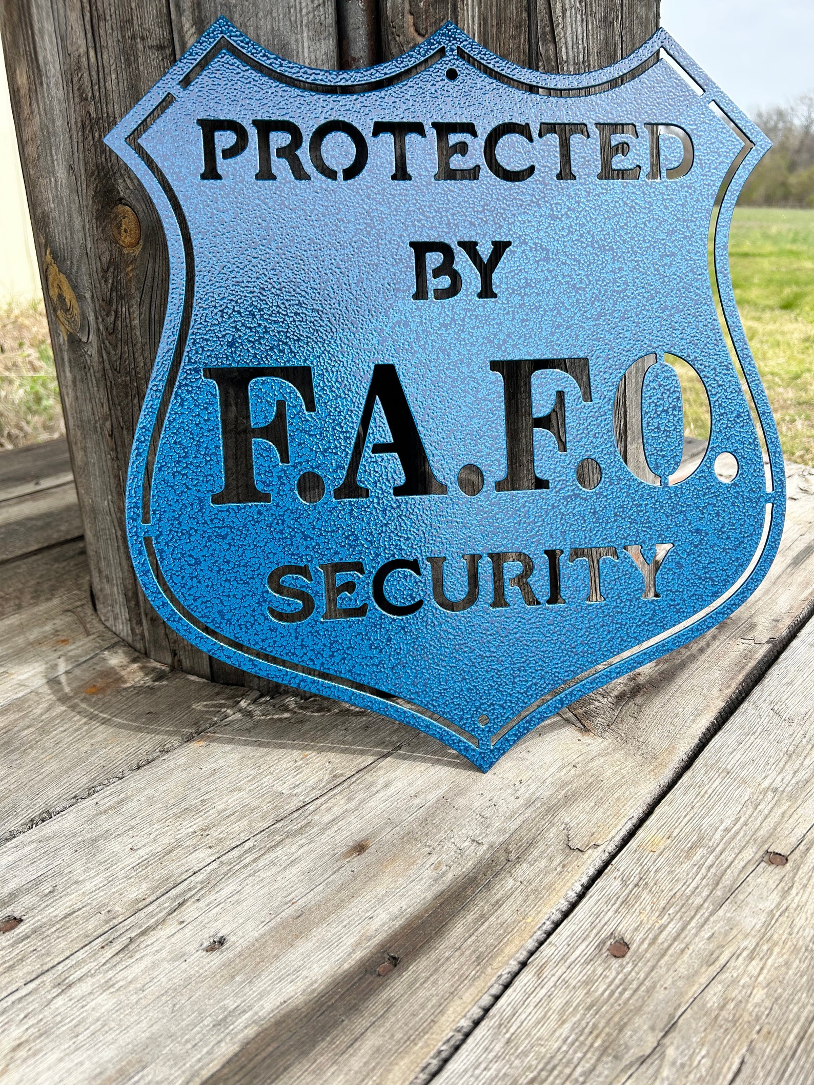 FAFO Sign, Metal Home Security Sign, Security Sign, Metal Signs for ...