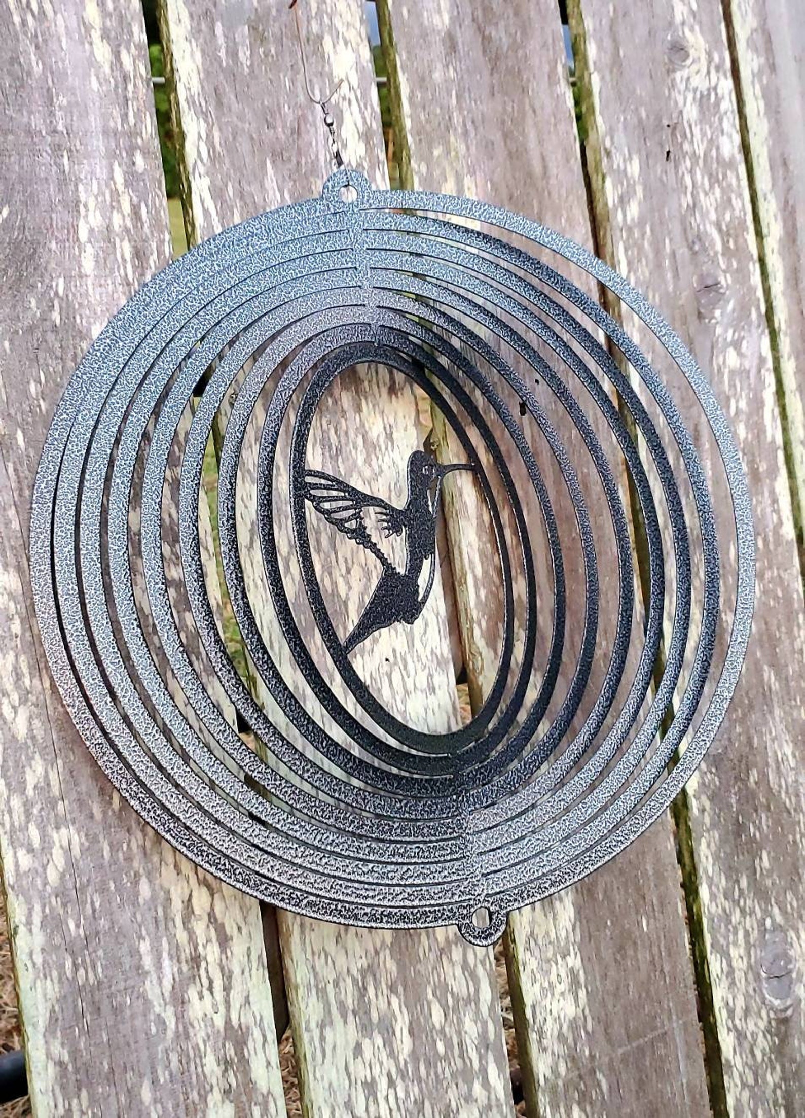 Hummingbird Wind Spinner Metal Wind Spinner Hummingbird - Etsy