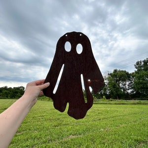 Ghost Corrugated Tin, Fall Decor, Halloween Decor, Corrugated Tin Decor ...