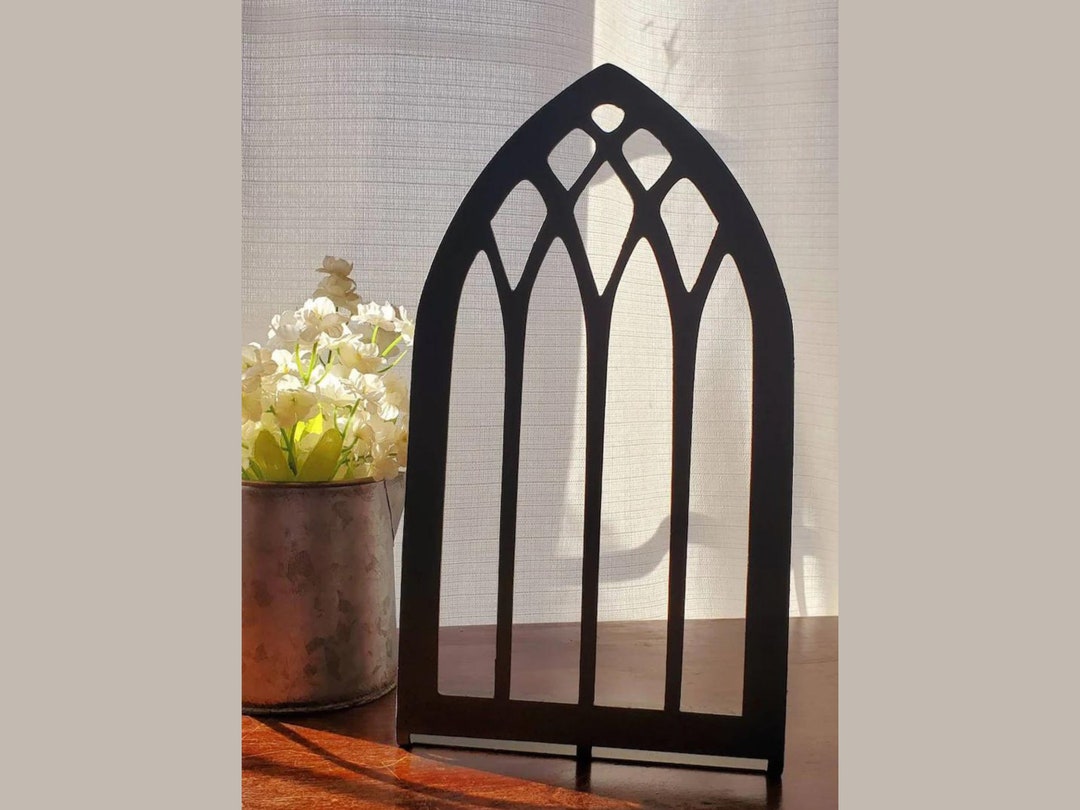 Farmhouse Window, Metal Farmhouse Window, Metal Arch, Farmhouse Decor ...
