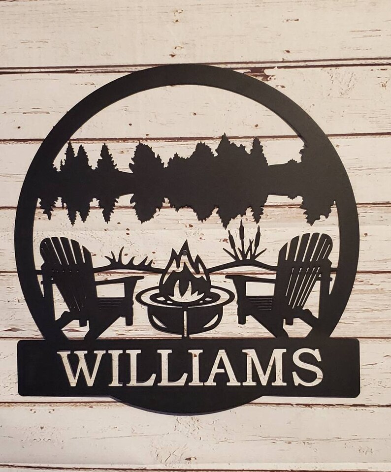 Personalized Lakeside Metal Sign Custom Lake House Sign Lake - Etsy