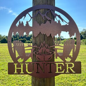 Personalized Lakeside Metal Sign, Custom Lake House Sign, Lake House ...