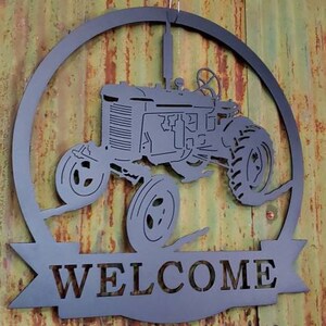 Personalized Metal Sign Metal Tractor Sign Tractor Sign - Etsy