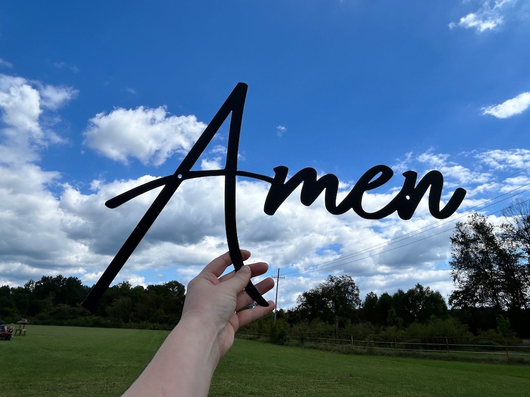 Amen Metal Words, Religious Gifts, God's Encouragement, Metal Words ...