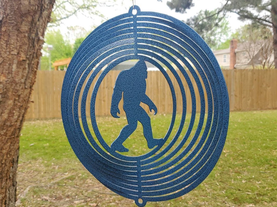 Bigfoot Metal Wind Spinner, Bigfoot Wind Spinner, Bigfoot Metal Sign ...