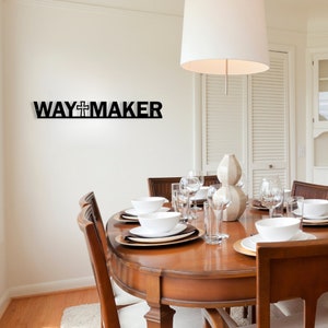 Waymaker Door Topper, Faith Metal Sign Christian Gift, Christian Sign ...