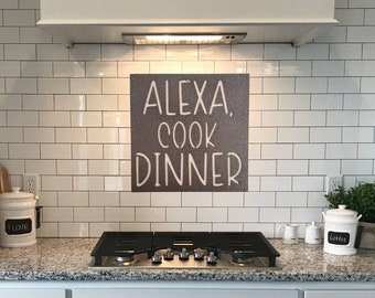 Alexa Cook Dinner Sign - Etsy