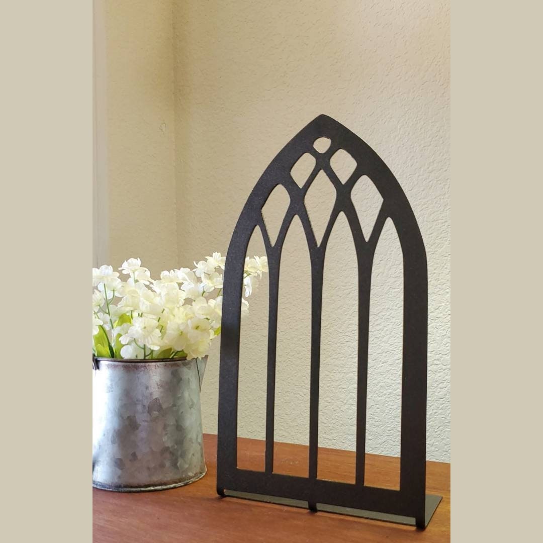 Cathedral Window, Metal Cathedral Window, Metal Arch, Farmhouse Window ...