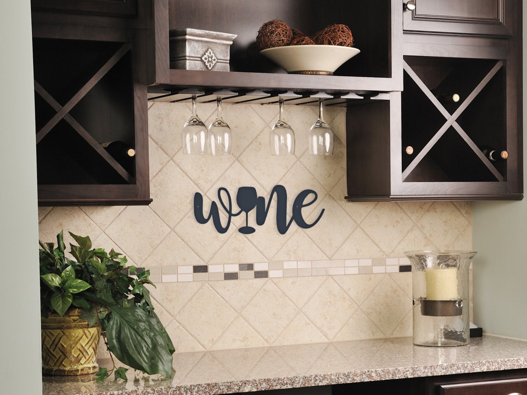 Wine Metal Sign Wine Bar Kitchen Sign Winery Home Bar - Etsy