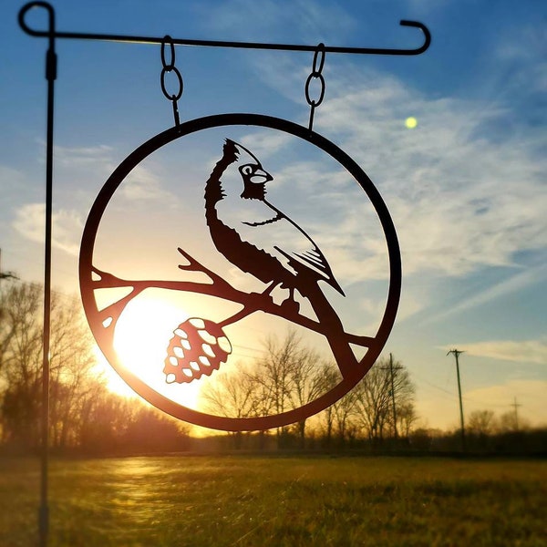 Metal Cardinal Yard Art - Etsy