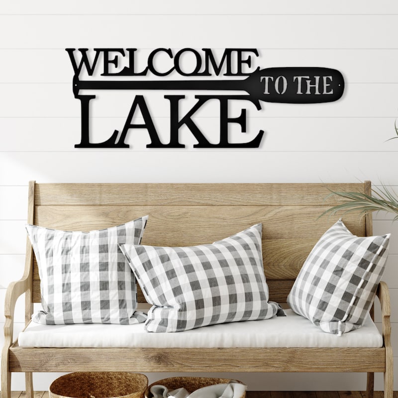 Lake Sign - Etsy