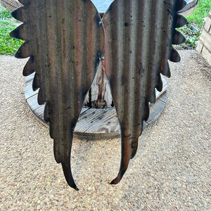 Angel Wings Corrugated Tin, Metal Angel Wings, Corrugated Metal Signs ...