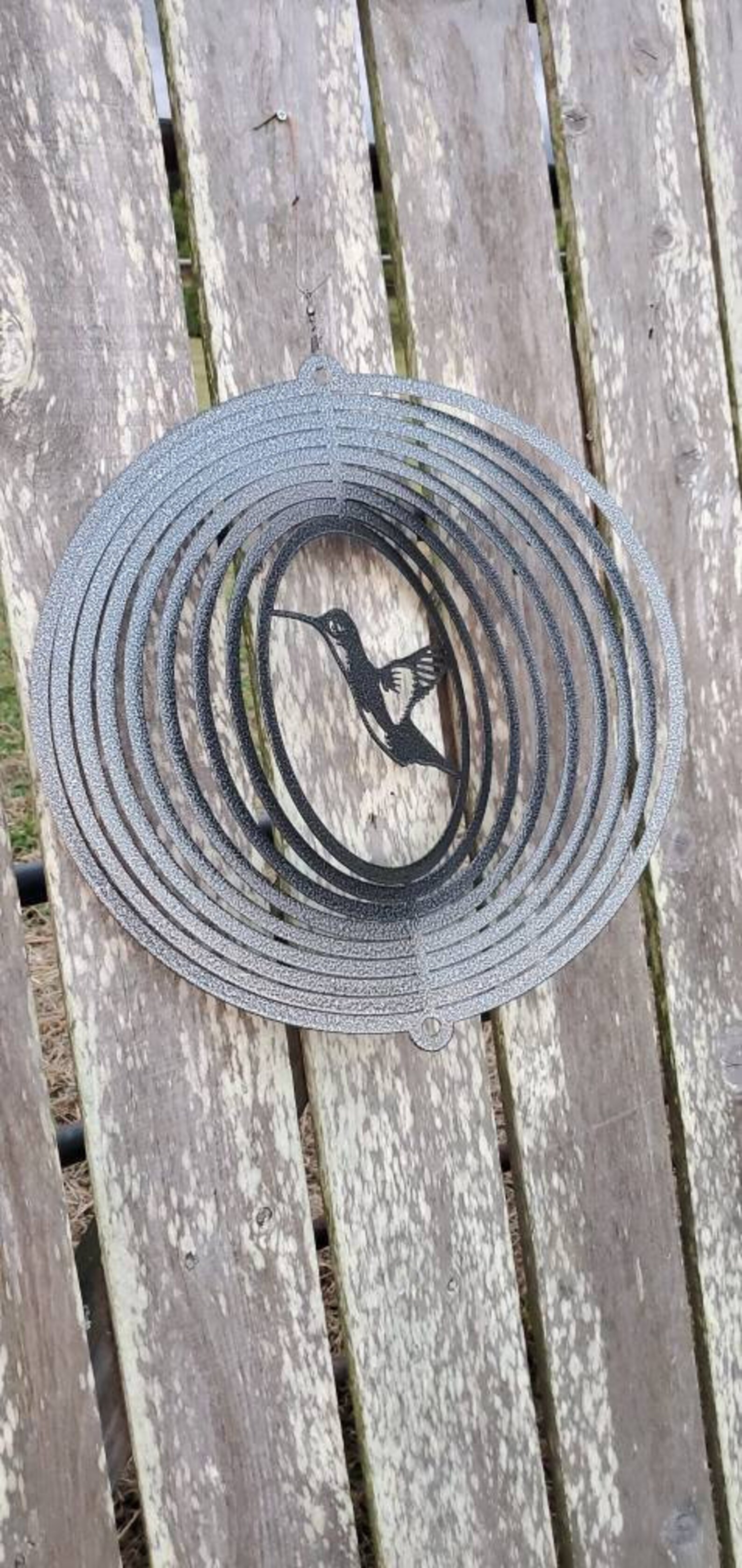 Hummingbird Wind Spinner Metal Wind Spinner Hummingbird - Etsy