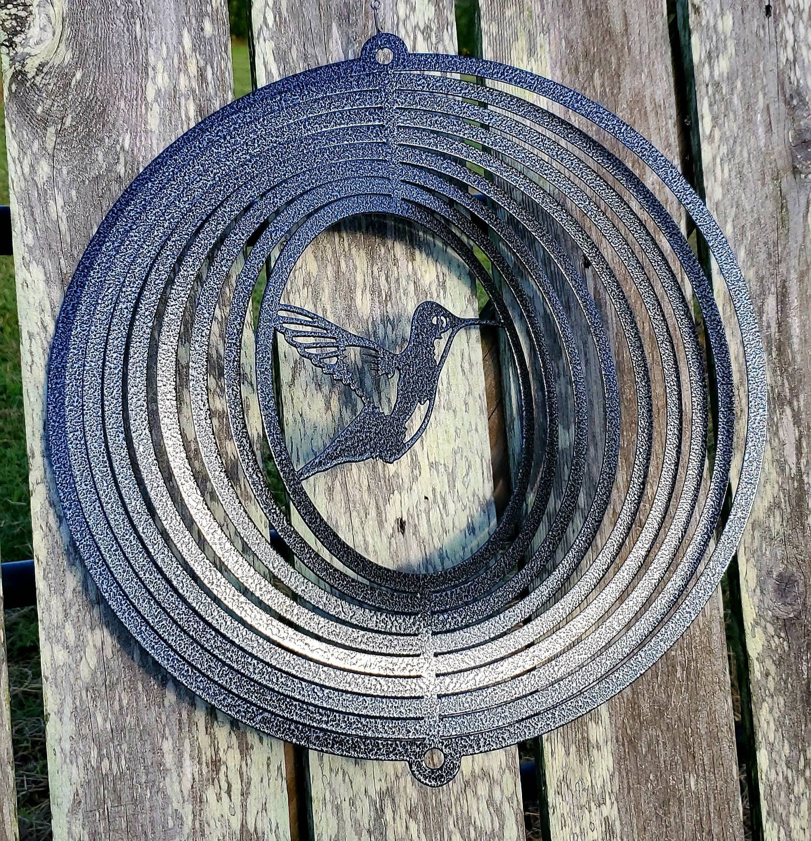 Hummingbird Wind Spinner Metal Wind Spinner Hummingbird - Etsy