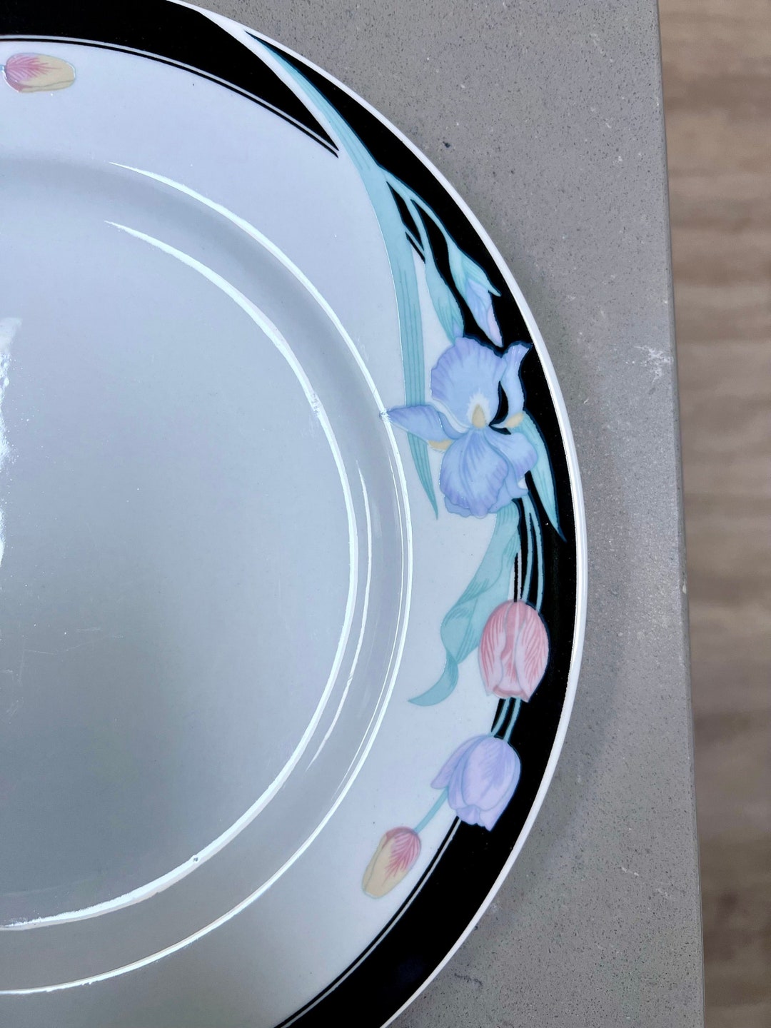 2 Bread Dessert Plates Vintage 80s Dishes Caravel by Excel - Etsy