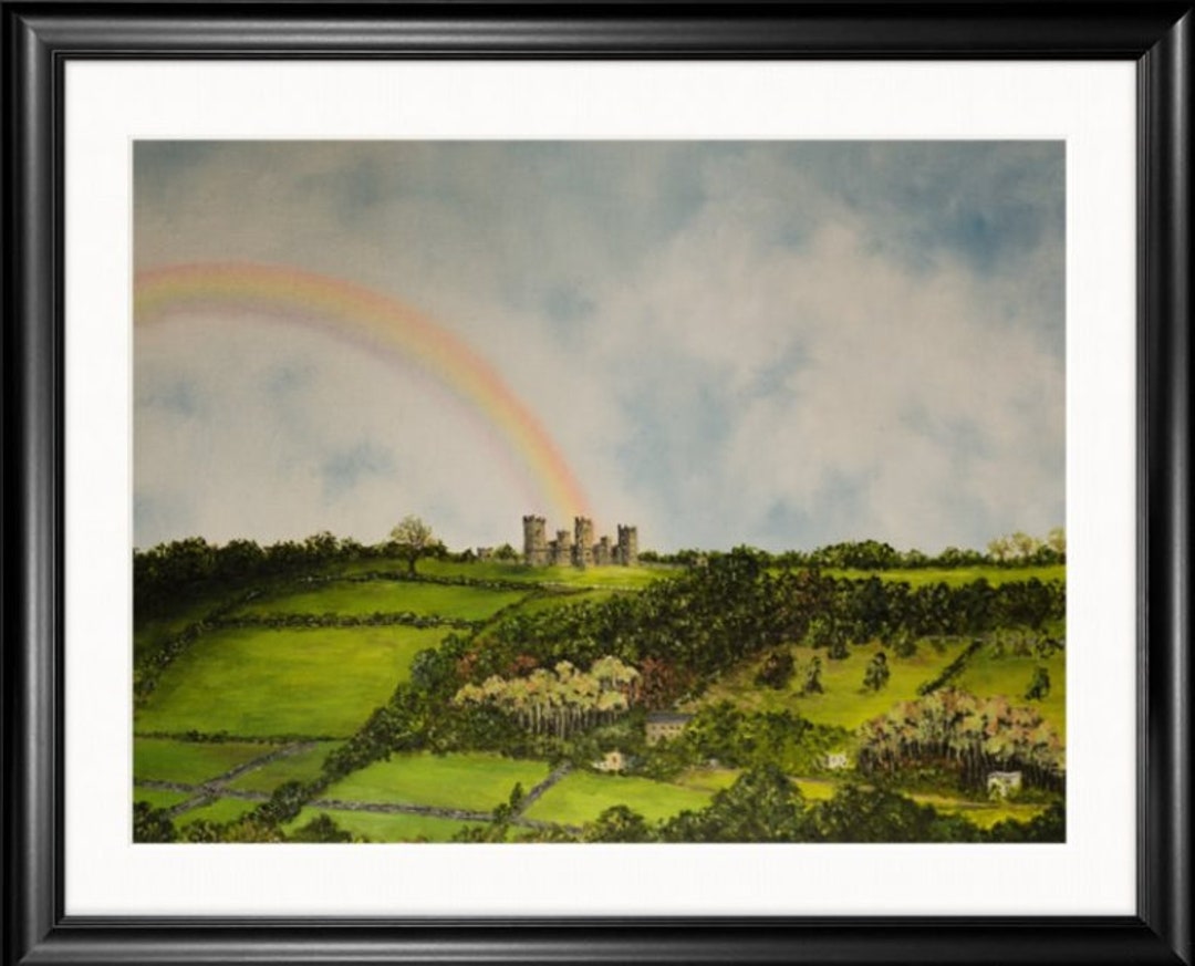 Riber Castle, Matlock Oil on Canvas Landscape - Etsy