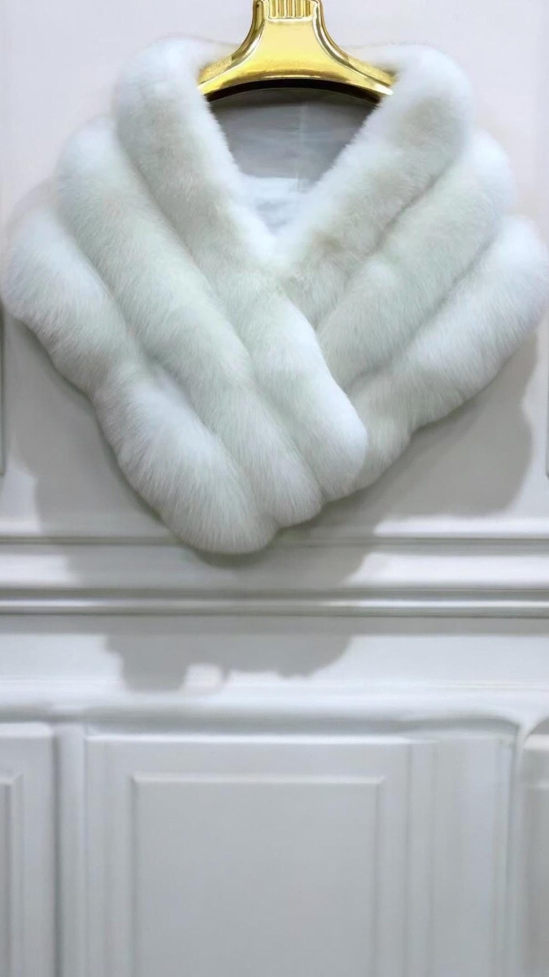 White Faux Fur Wrap Faux Fur Stole Faux Fur Shawl Bridal Wrap Faux Fur ...