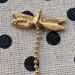 Vintage Signed Avon Dragonfly Lapel Pin, Gold Tone With Enamel Wings ...