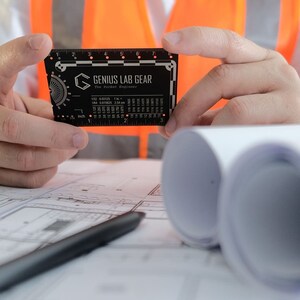 The Pocket Engineer | Scale Ruler and Wallet Reference | Machinist and ...