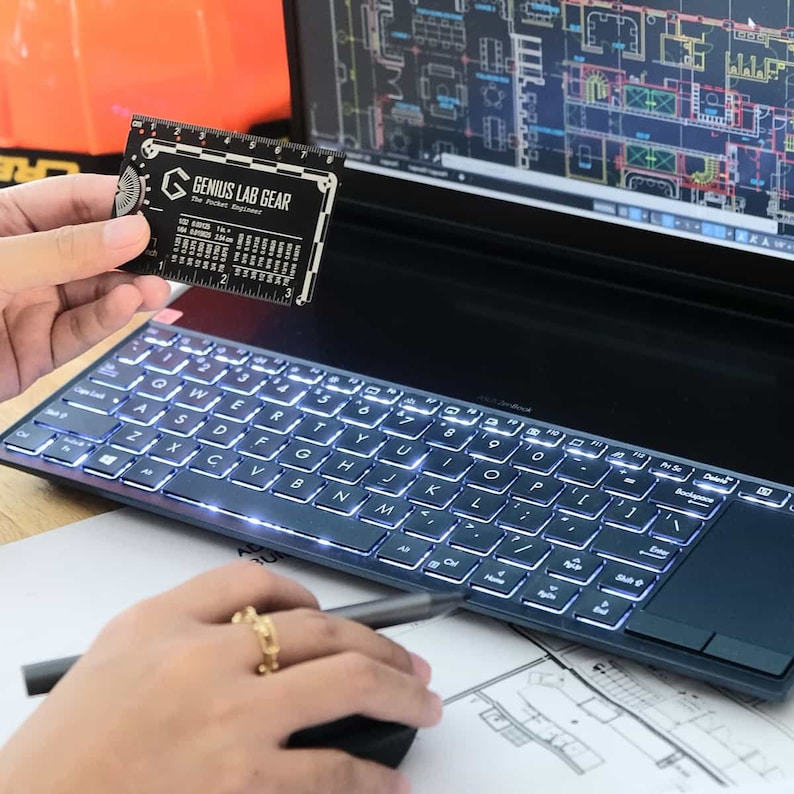 The Pocket Engineer Scale Ruler and Wallet Reference - Etsy