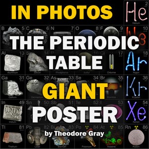 Large Periodic Table of Elements Photo Poster (53x27 In.) by Theodore ...