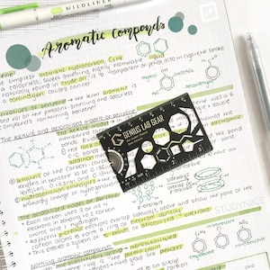Organic Chemistry Stencil Molecule Drawing Template the Pocket Chemist ...