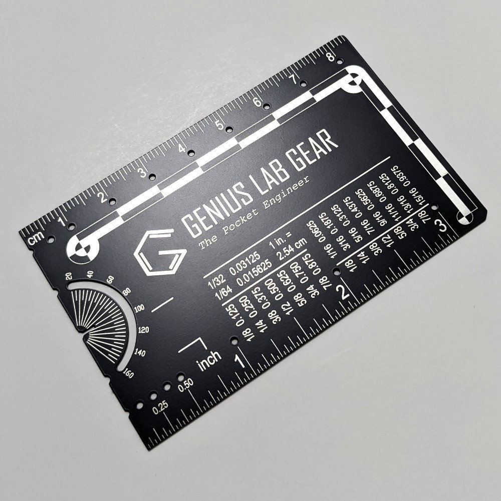 The Pocket Engineer Scale Ruler and Wallet Reference - Etsy
