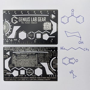 Organic Chemistry Stencil | Molecule Drawing Template | the Pocket ...