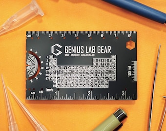 Periodic Table Plastic Wallet Card - Etsy