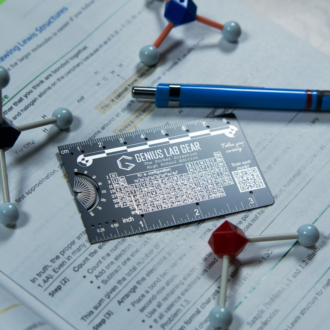 The Pocket Scientist - High School Ed. | Teenager STEM Wallet Ruler and ...