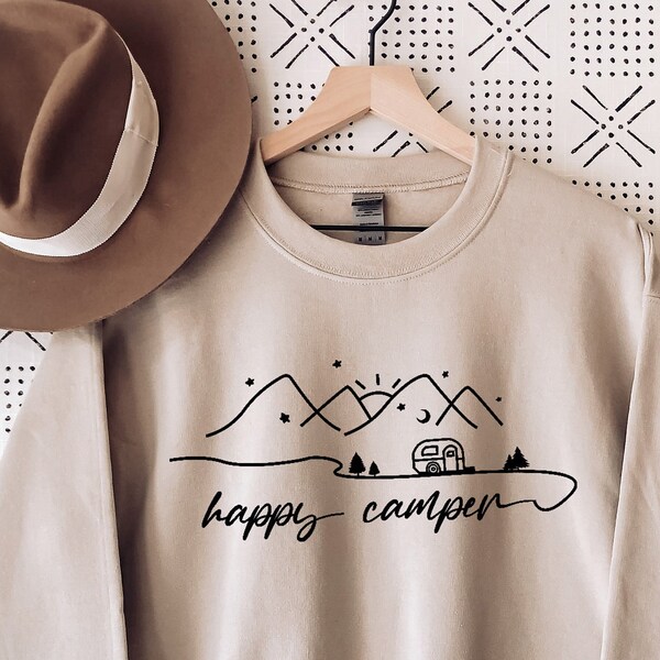 Happy Camper Shirt - Etsy