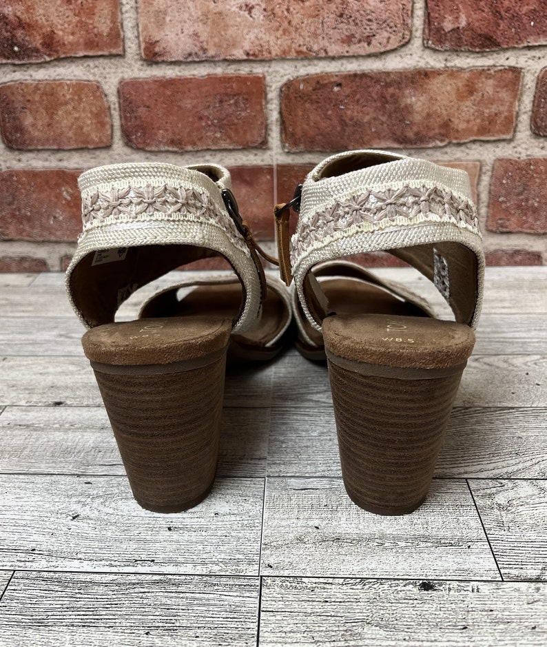 Custom Embellished Tan Canvas Heels - Etsy