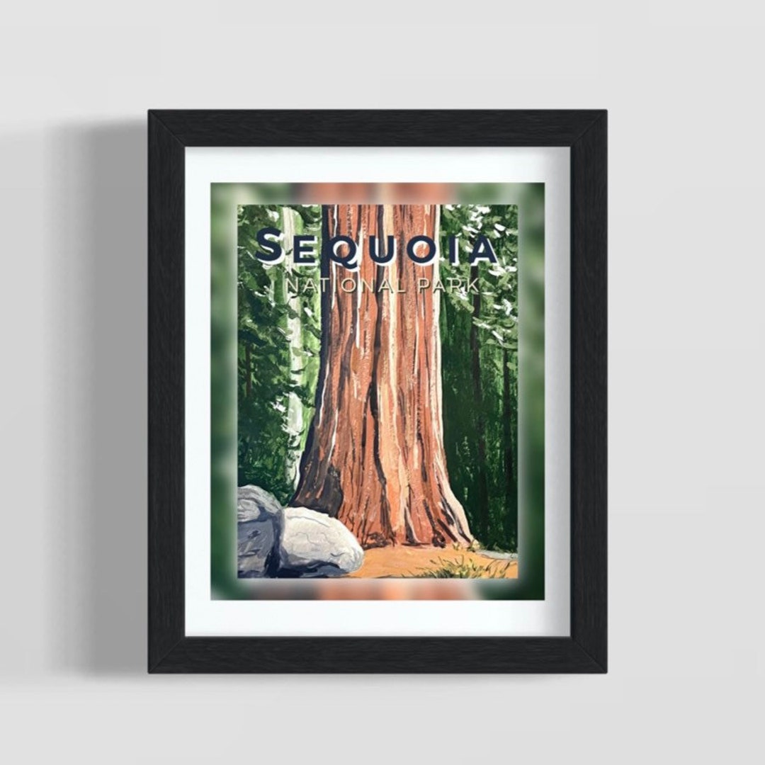 Sequoia National Park - High Quality Giclee Print - 8” X 10 ...